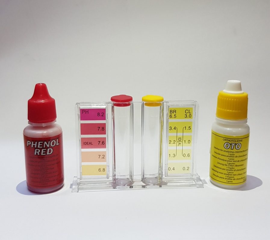 Tester na kapi za merenje vrednosti pH i hlora - Oprema za bazene