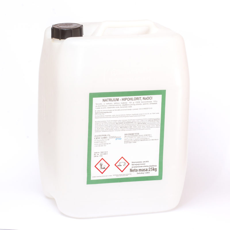 Hlor (tečni) 25l/28kg multicommerce - Oprema za bazene